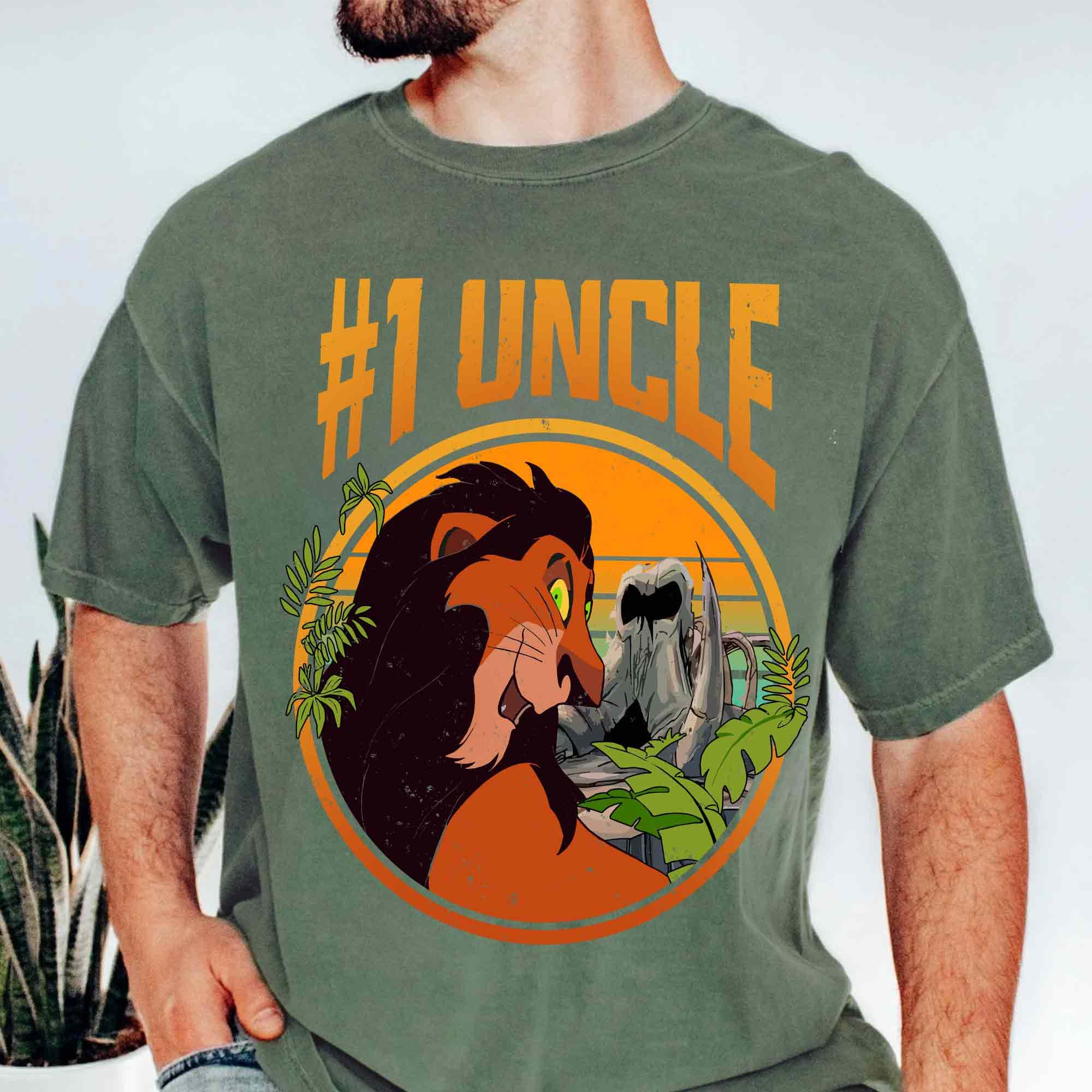 Disney Lion King Scar #1 Uncle T-shirt, Funny Disney Uncle Tee, Vintage ...