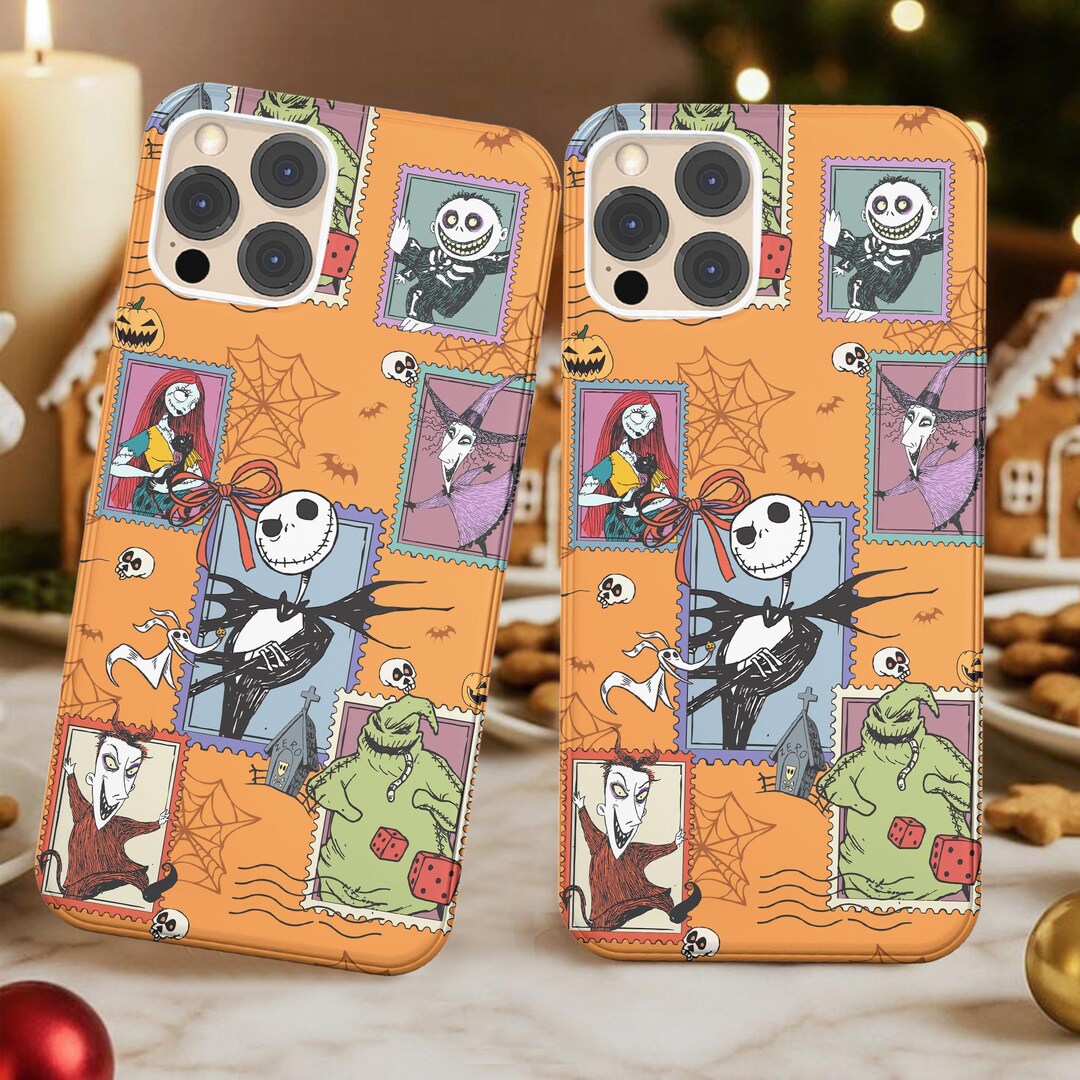 Vintage Nightmare Before Christmas Phone Case, Disney Jack Skellington ...