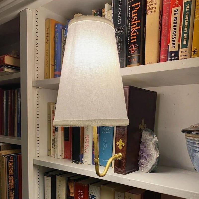 Bookshelf Lamp - Etsy