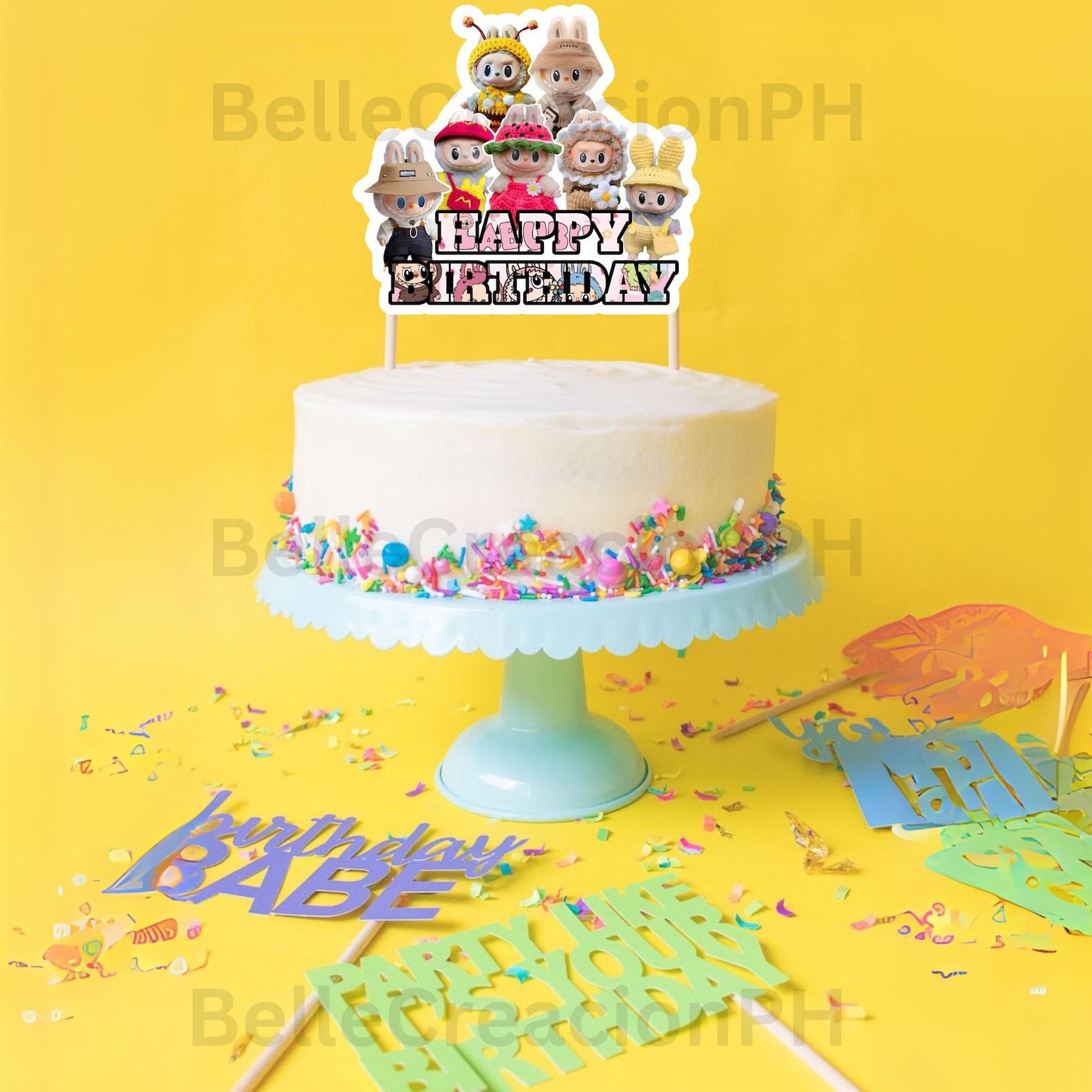 Free Gifts, Digital Cake Topper, Kids Cake Topper, Birthday Topper ...