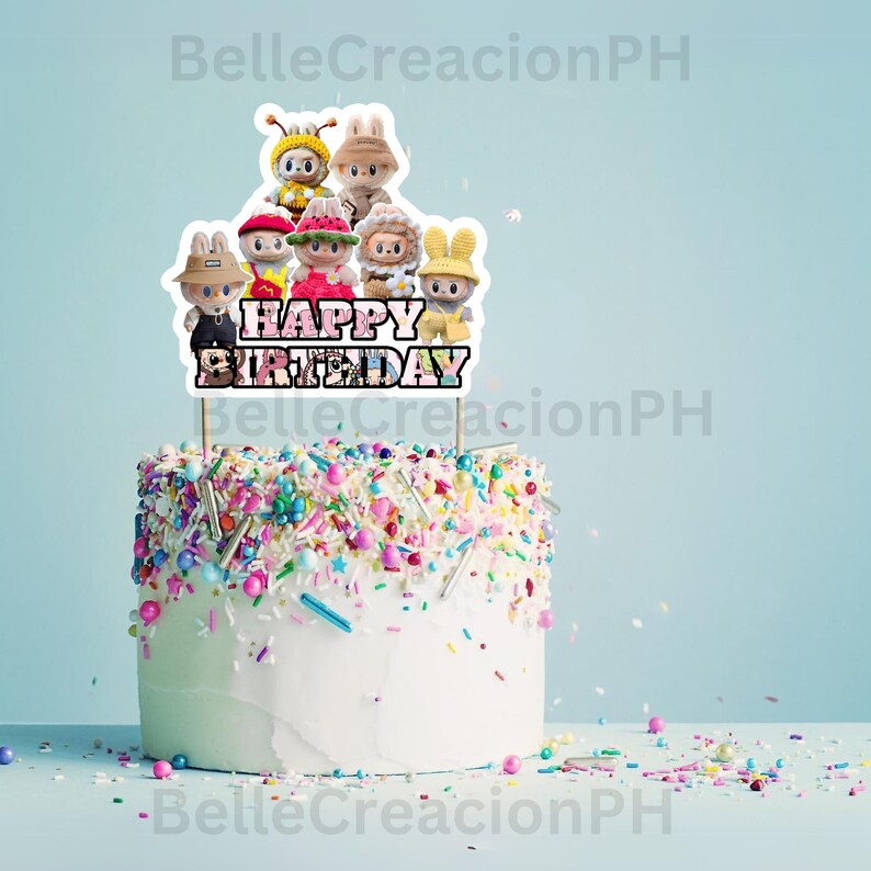 Free Gifts, Digital Cake Topper, Kids Cake Topper, Birthday Topper ...