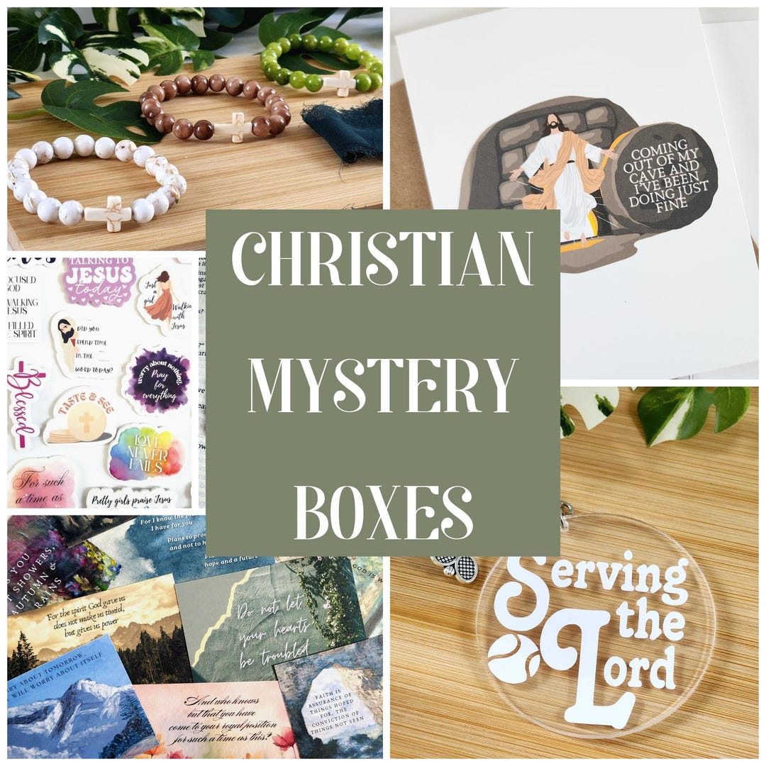 Christian Faith Mystery Boxes | Surprise Care Packages | Curated Gift ...
