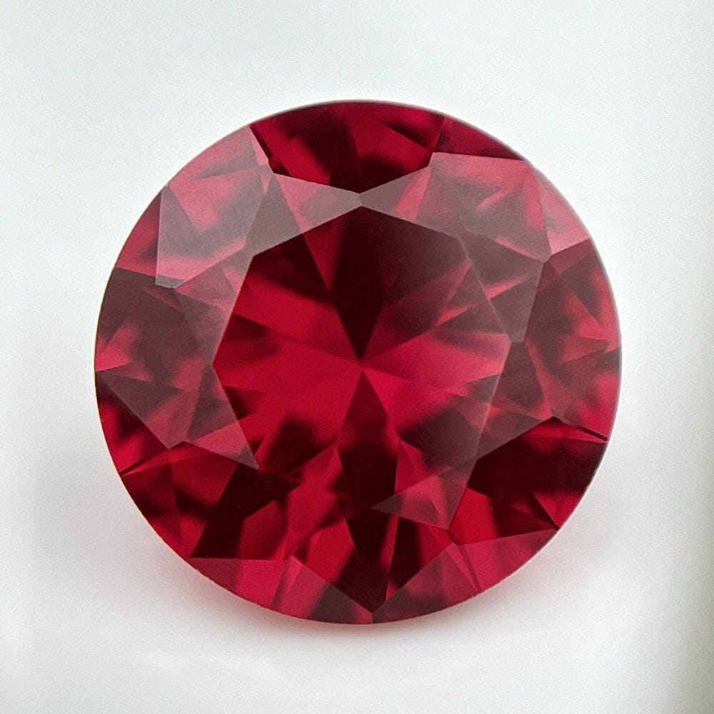 Top Quality Round Pigeon Blood Red Ruby 2.0~8.0mm Loose Ruby Red Gem ...