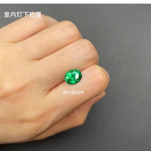 Lab Grown Garnet Emerald Green YAG Synthetic Yttrium Aluminum Garnet ...