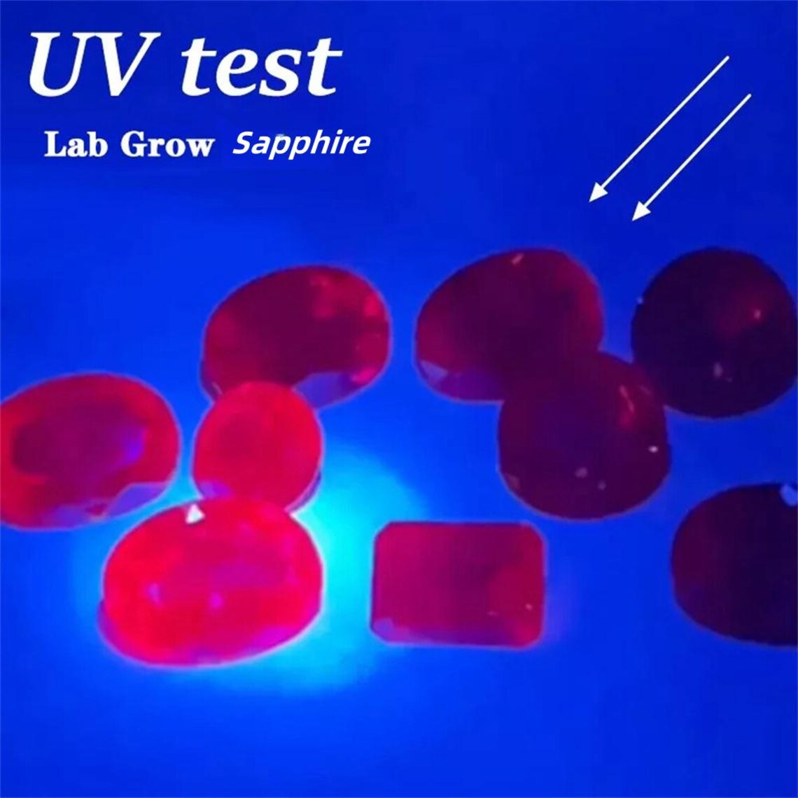 Lab Grown Ruby Sapphire Oval Cut Gorgeous Loose Royal Blue/yellow ...