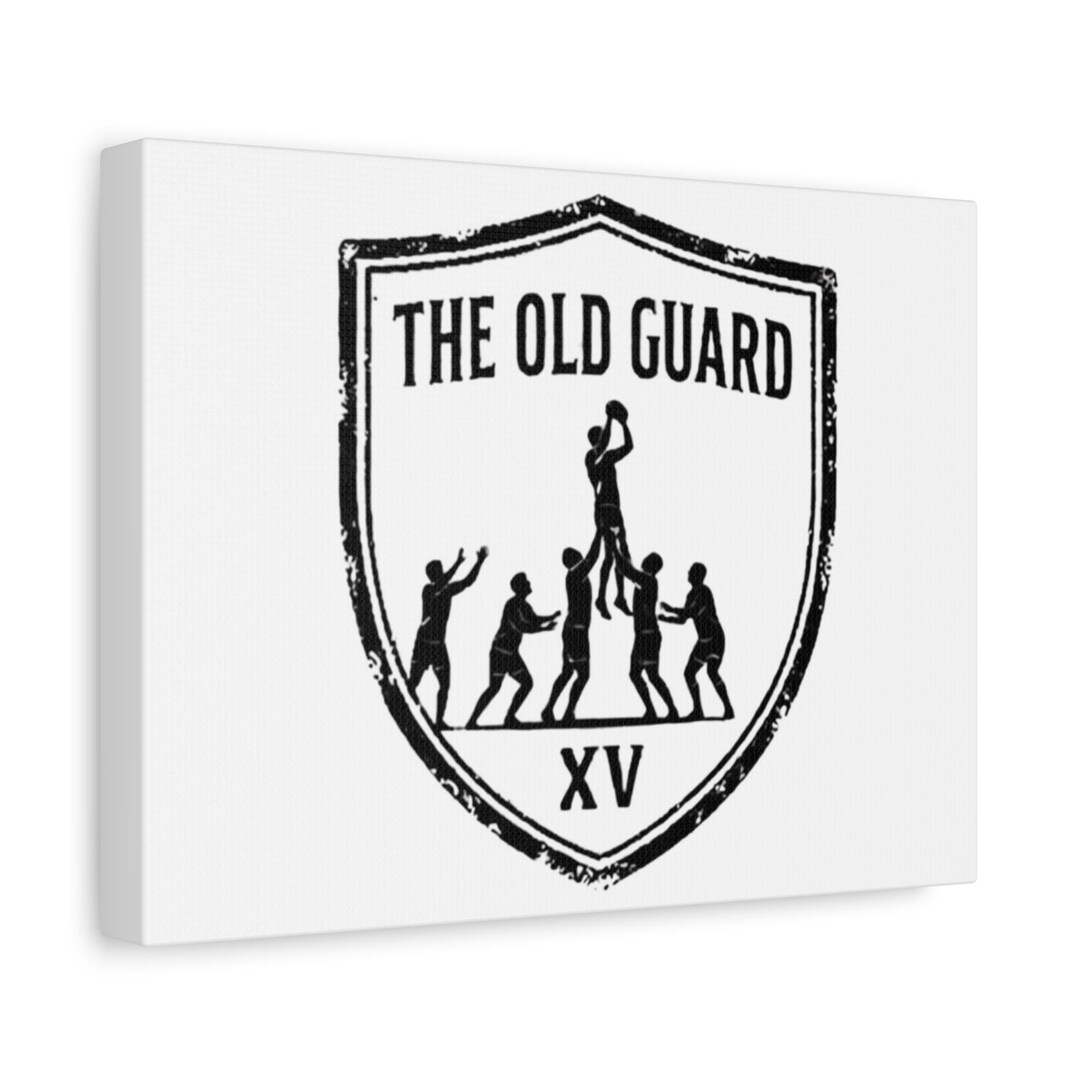 The Old Guard XV Rugby Lineout Shield Artwork Canvas - Etsy