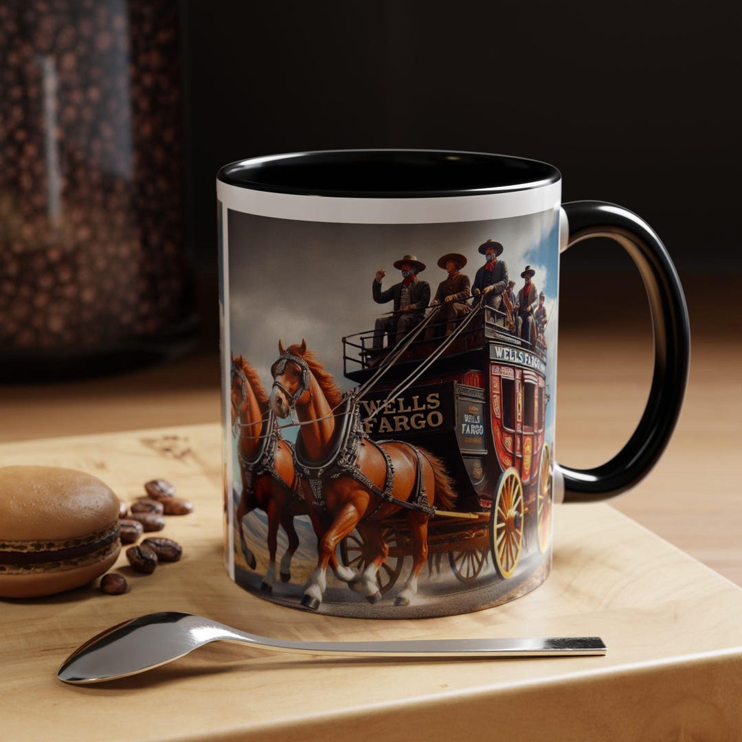Wells Fargo Stagecoach Accent Coffee Mug Gift for Him - Etsy
