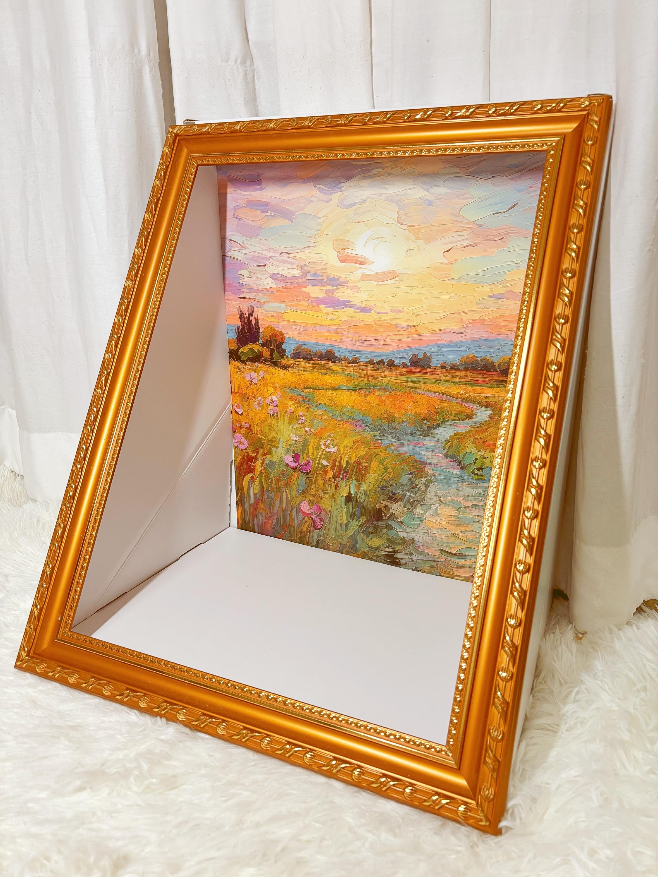 Customizable Oil Painting Frame Cat Bed A Work of Art for Your Feline ...