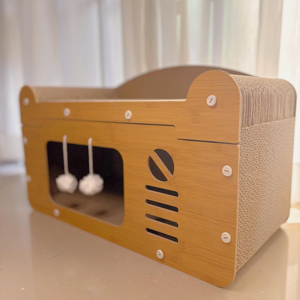 Chic Tv-inspired Cat House,gift for Cat,creative and Luxury Cat Condo ...