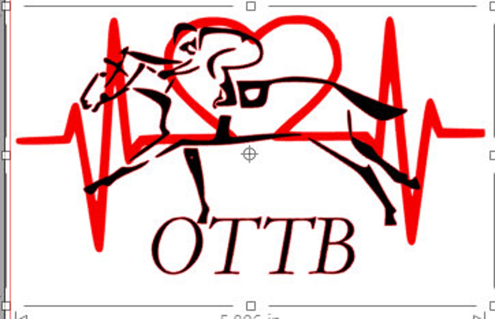Ottb/thoroughbred/jumper Horse Vinyl Decal - Etsy