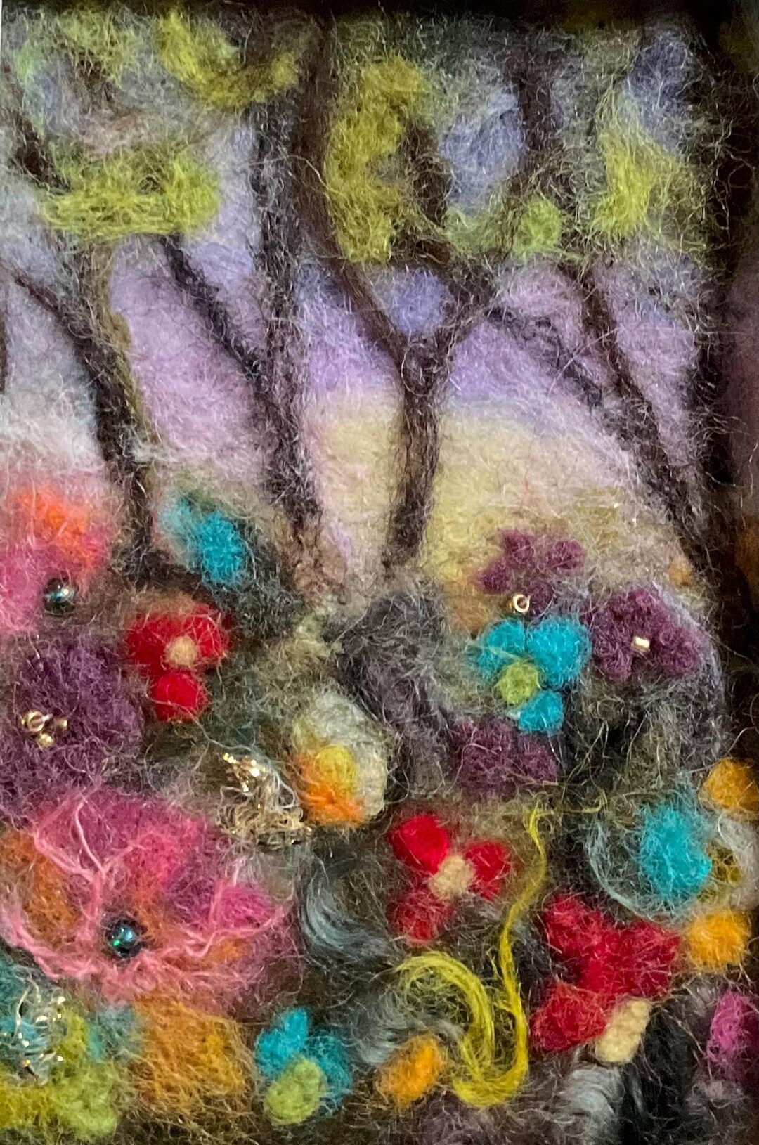 Needle Felt Wool Painting - Etsy