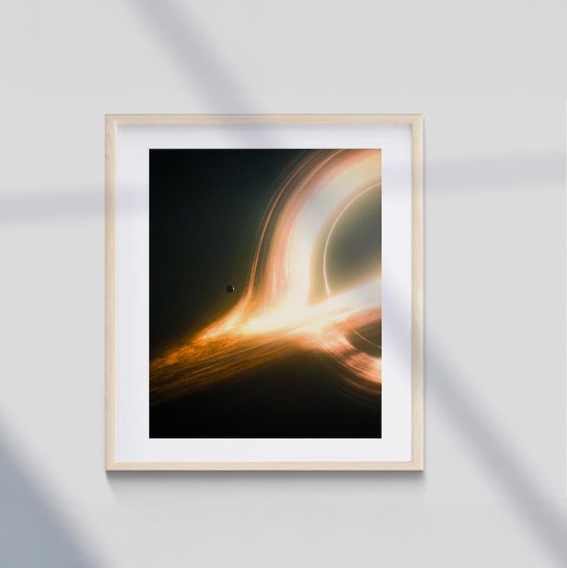 Interstellar Movie Poster Simple Digital Print - Etsy