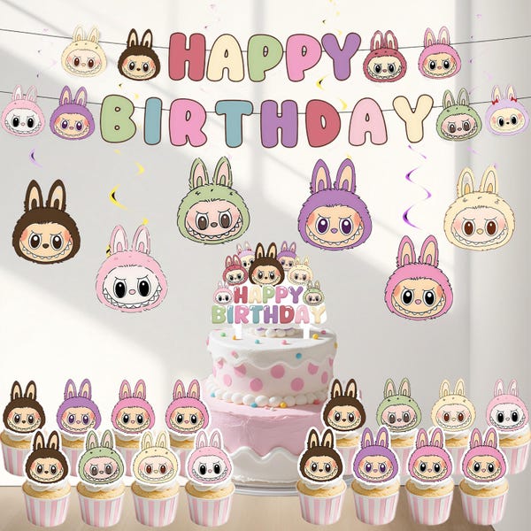 Labubu Party Decorations - Etsy