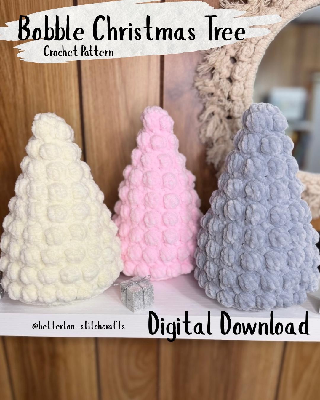 Bobble Christmas Tree - Crochet Pattern - No Sew - Digital Download ...