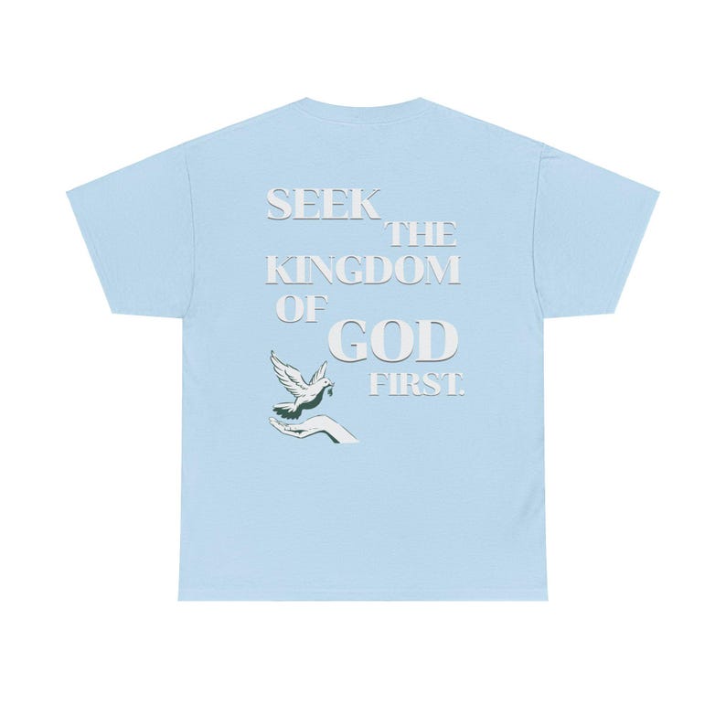 Seek the Kingdom of God First Christian Apparel Merch Men Christian ...