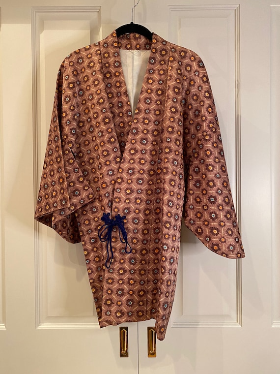 Vintage Japanese Haori Style Jacket Kimono Coat - Gem