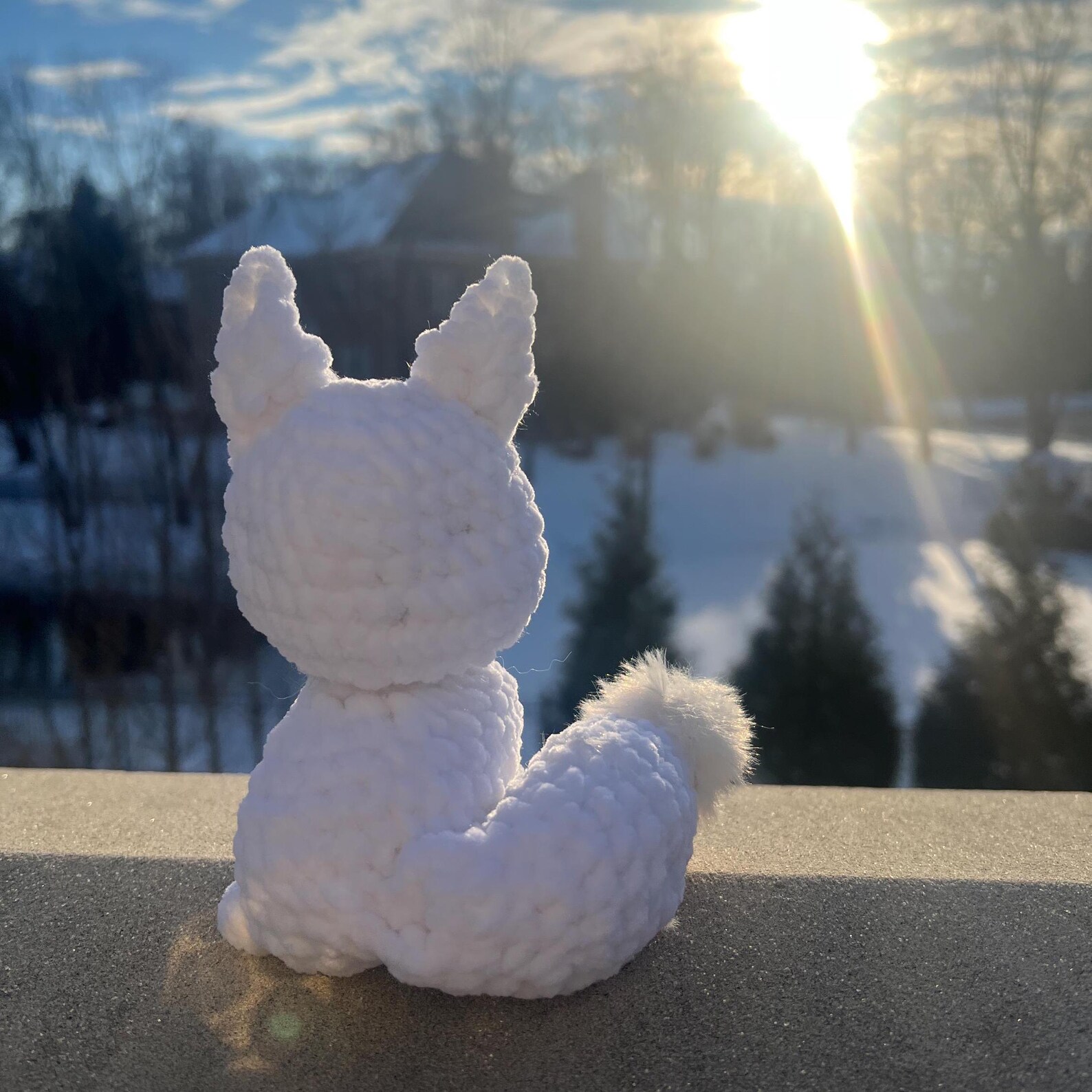 Arctic Fox Crochet PATTERN, PDF Tutorial, Cute Amigurumi Arctic Fox Toy ...