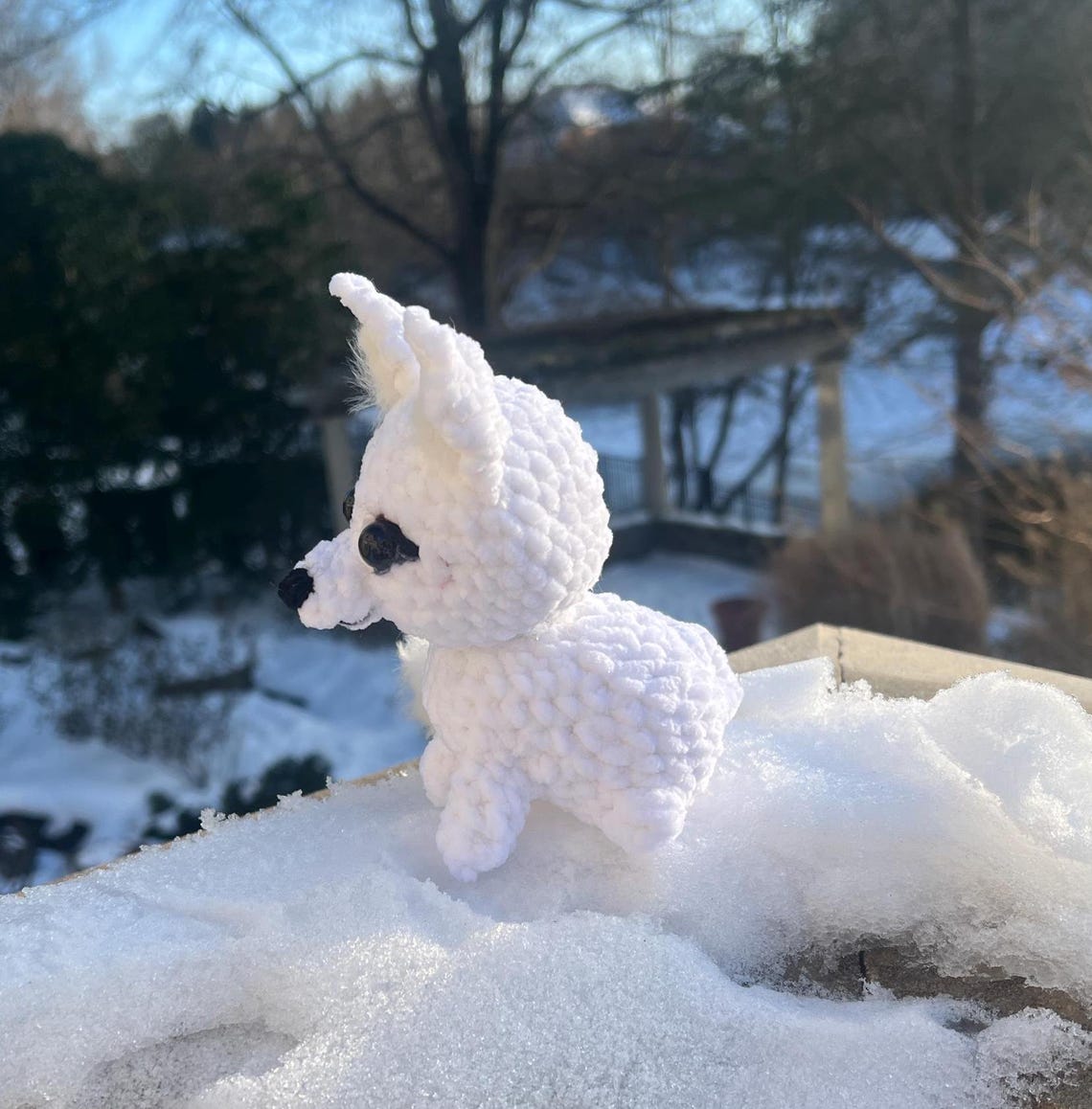 Arctic Fox Crochet PATTERN, PDF Tutorial, Cute Amigurumi Arctic Fox Toy ...