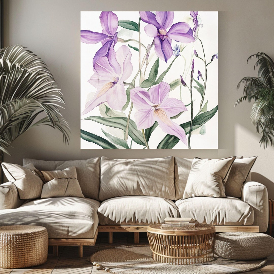Watercolor Botanical Poster, Nature-inspired Poster, Minimalist Wall ...