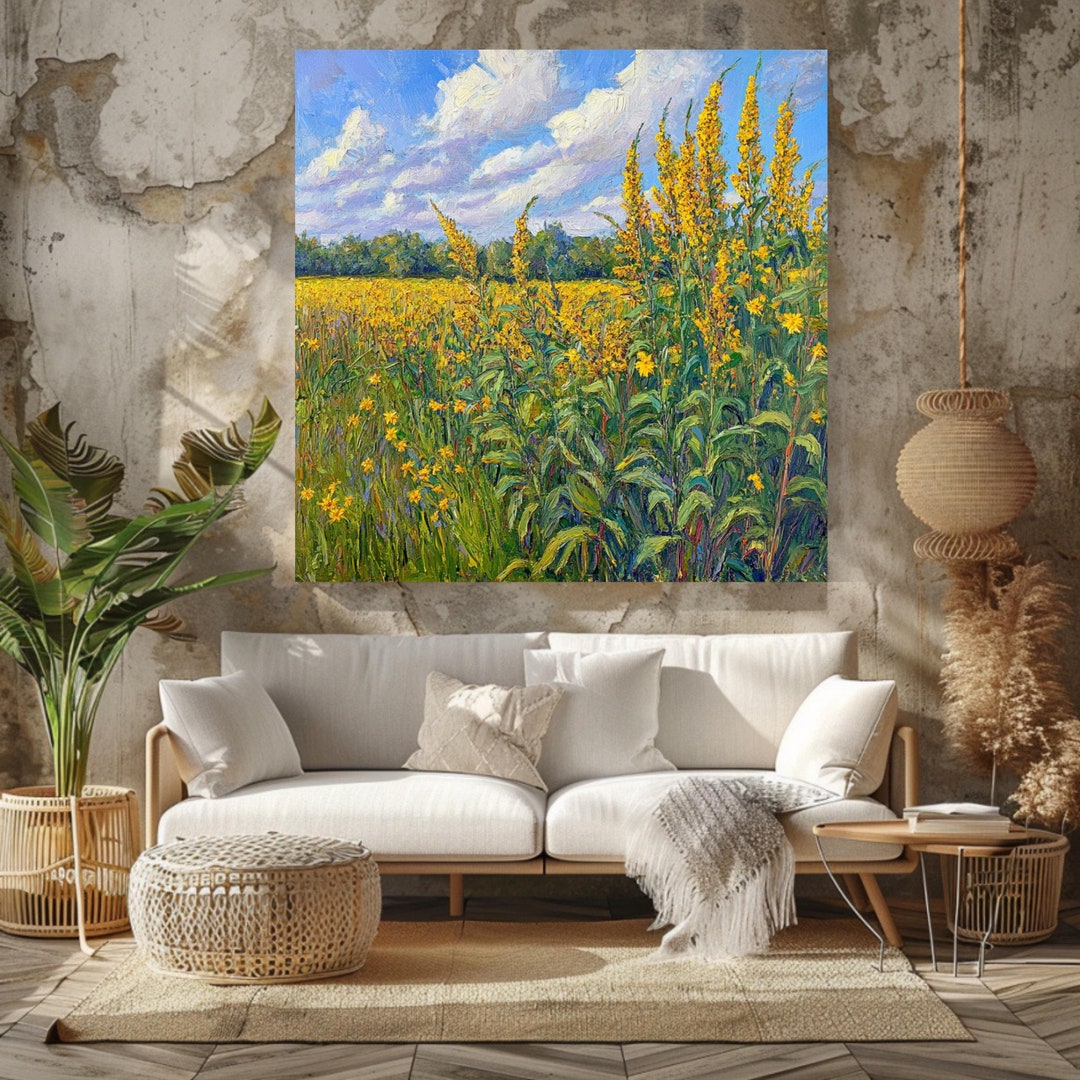 Summer Field Wall Art, Nature-inspired Wall Art, Farm Wall Art, Nature ...