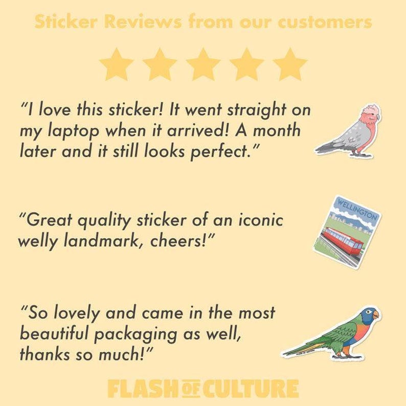 Silver Fern Sticker New Zealand Symbol Kiwiana Vinyl Souvenir Gift ...
