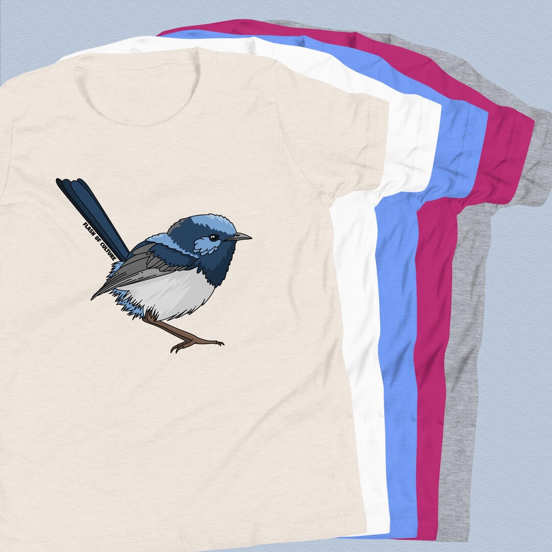 Superb Fairy Wren T-shirt, Kids Youth Size 6+ Years, Girls T-shirt ...