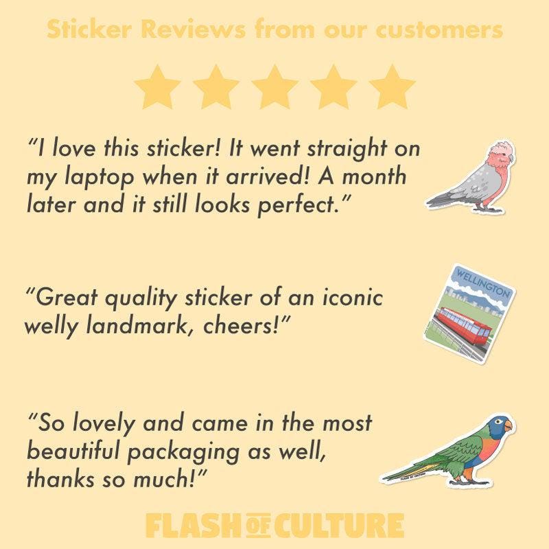 Gumboots Sticker – Waterproof Kiwi Vinyl Decal for Laptops, Bottles and ...