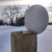 5 Inch Aluminum Fence Post Protector – Round Top Cover With Screw ...