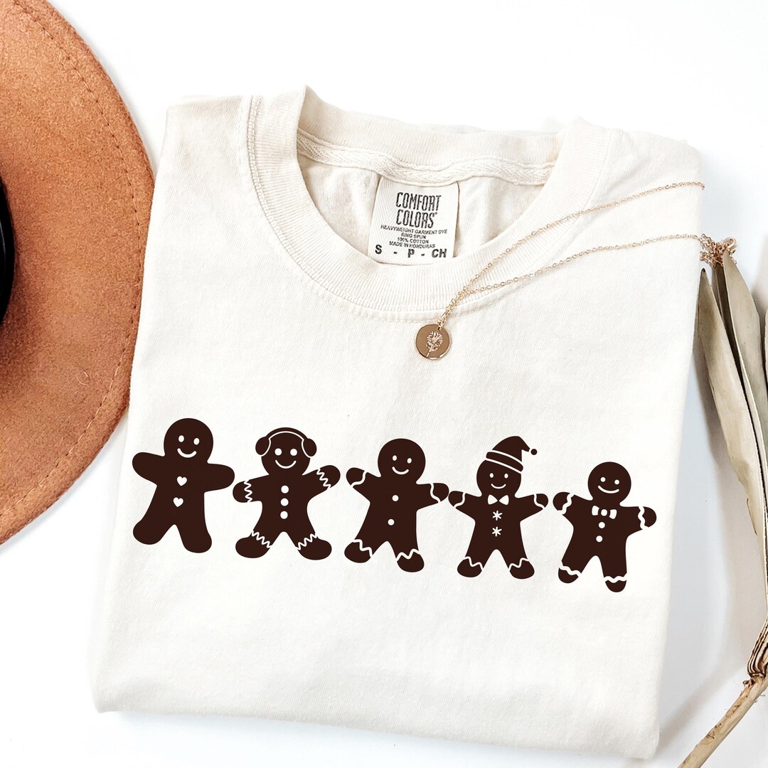 Black Gingerbread Christmas Shirt, Comfort Colors® Dark Gingerbread ...