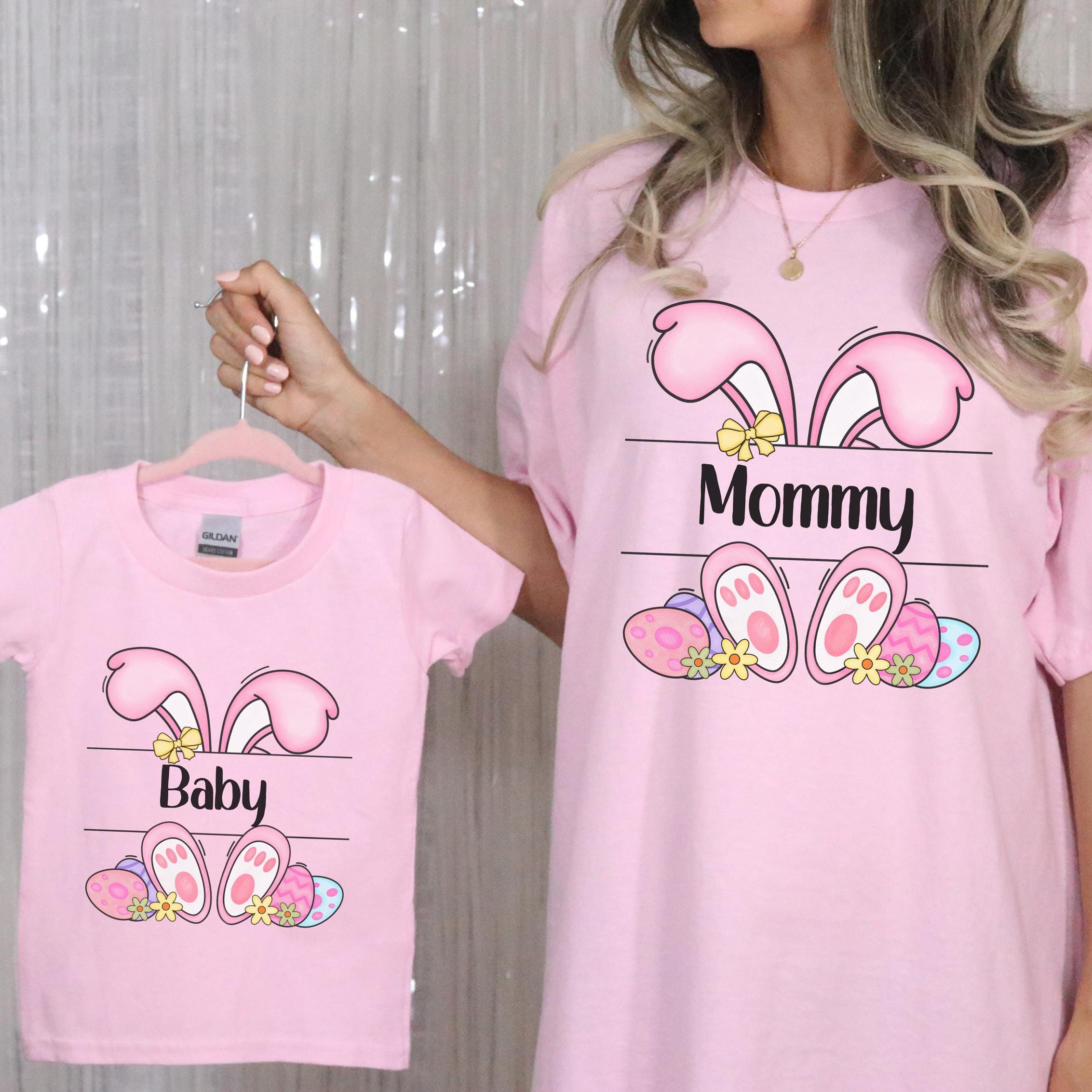 Custom Family Easter Bunny Shirt, Happy Easter Shirt, Personalized ...