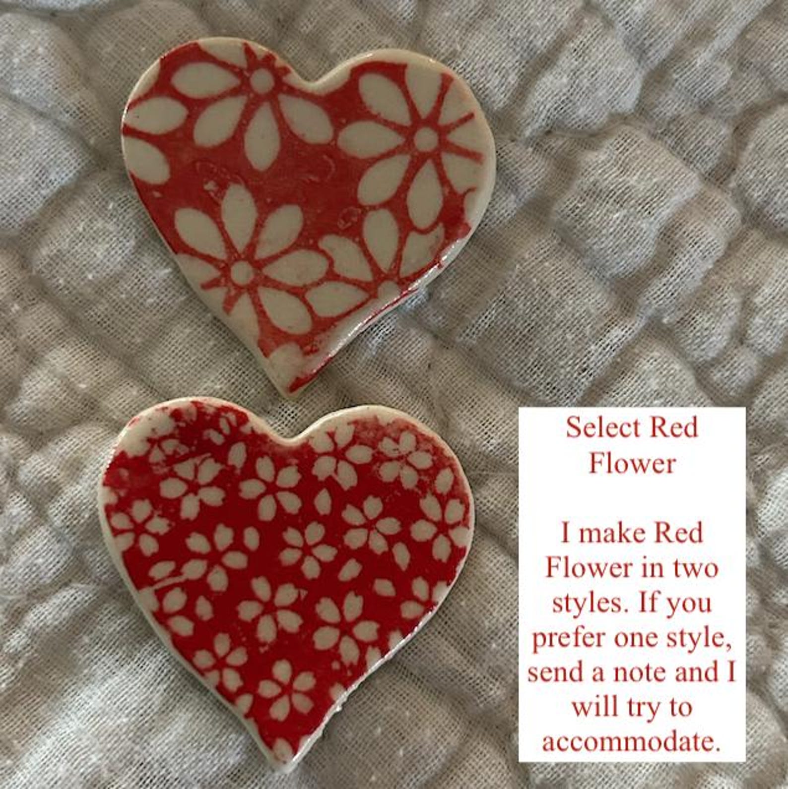 Handmade Ceramic Heart Magnet - Etsy