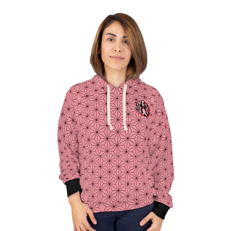 Demon Slayer Nezuko Hoodie, Nezuko Anime Pullover Sweatshirt, Japanese ...