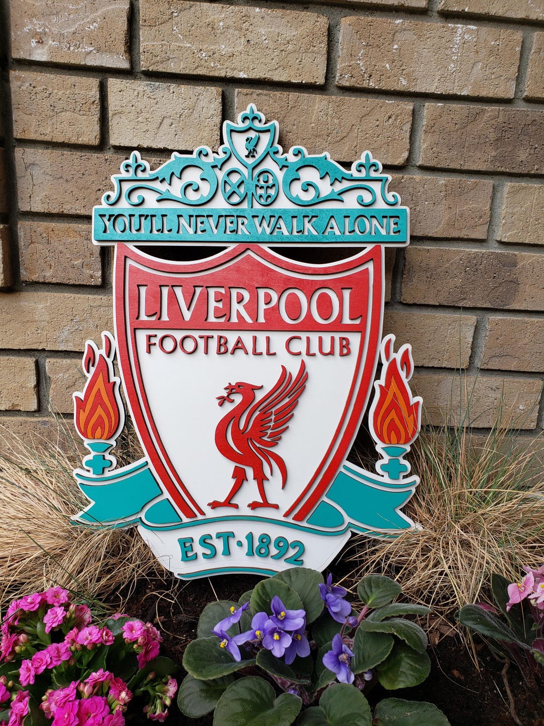 Liverpool Football 3d Wood Sign, You'll Never Walk Alone - Etsy