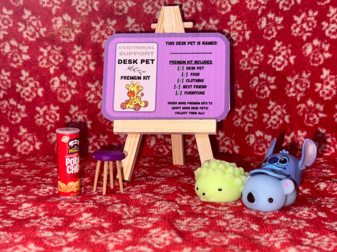 Squishy Desk Pet Toy – Stress Relief Animal Companion - Etsy