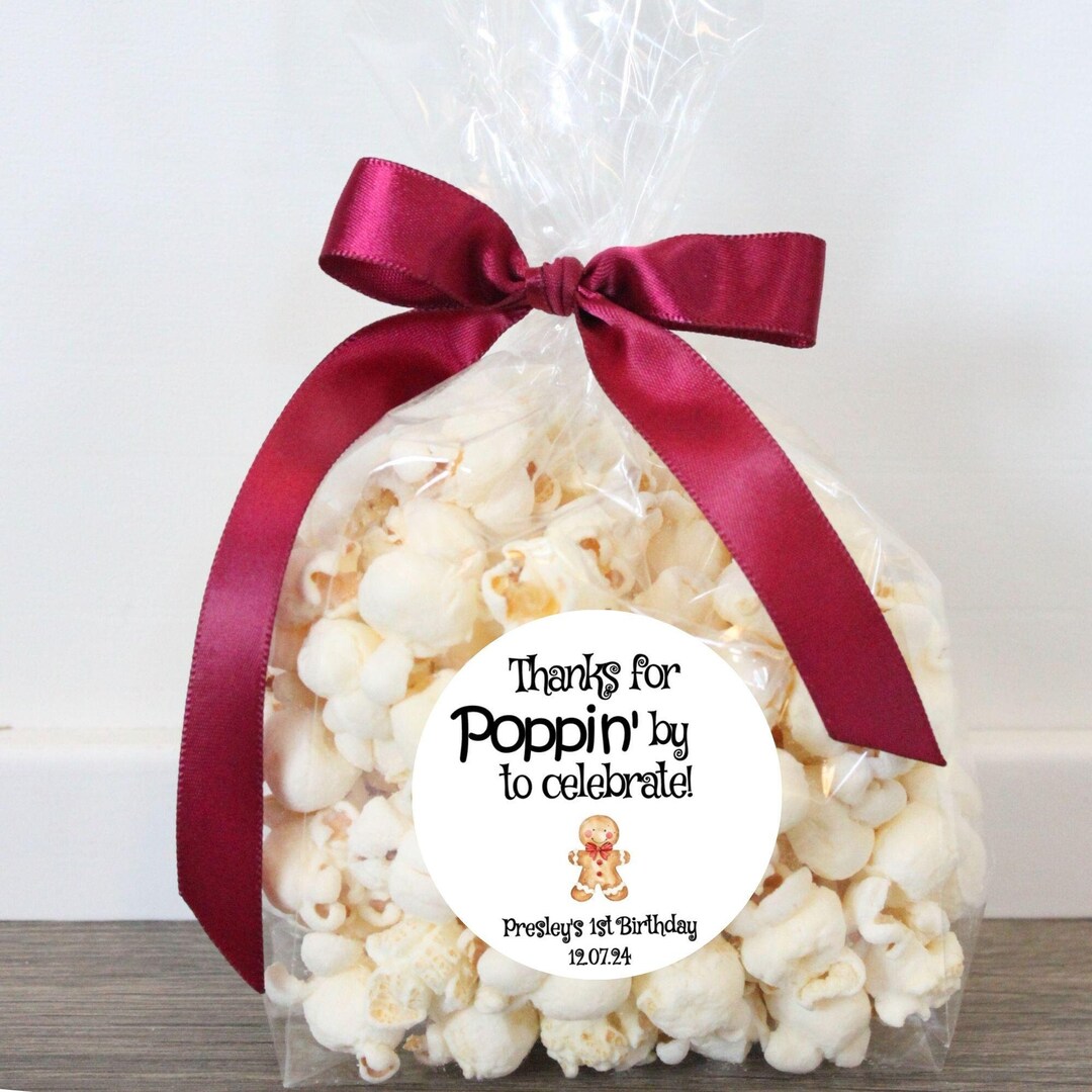 Thank You for Popping By Gingerbread Girl Boy Winter Themed 1st ...