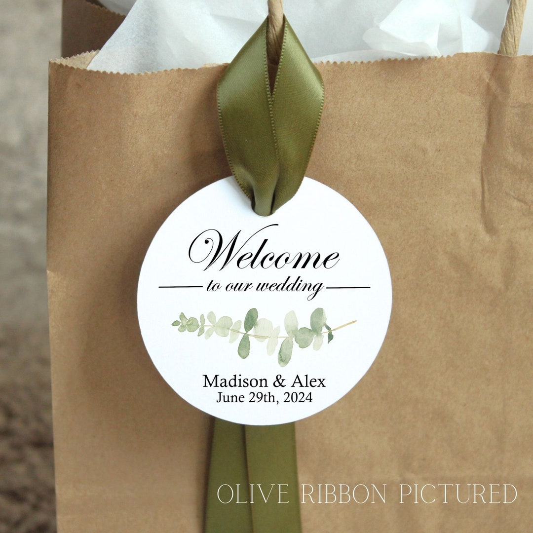 Wedding Welcome Bag Tags