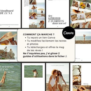 Best Friend Magazine Template – Editable Canva Gift | Personalized ...