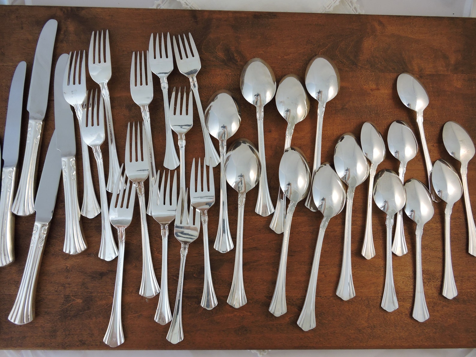 Towle Classic Plume Silverplate Flatware Supreme Cutlery - Etsy