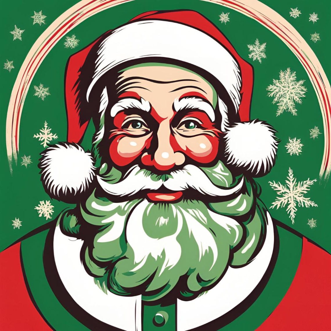 Christmas Santa - Etsy