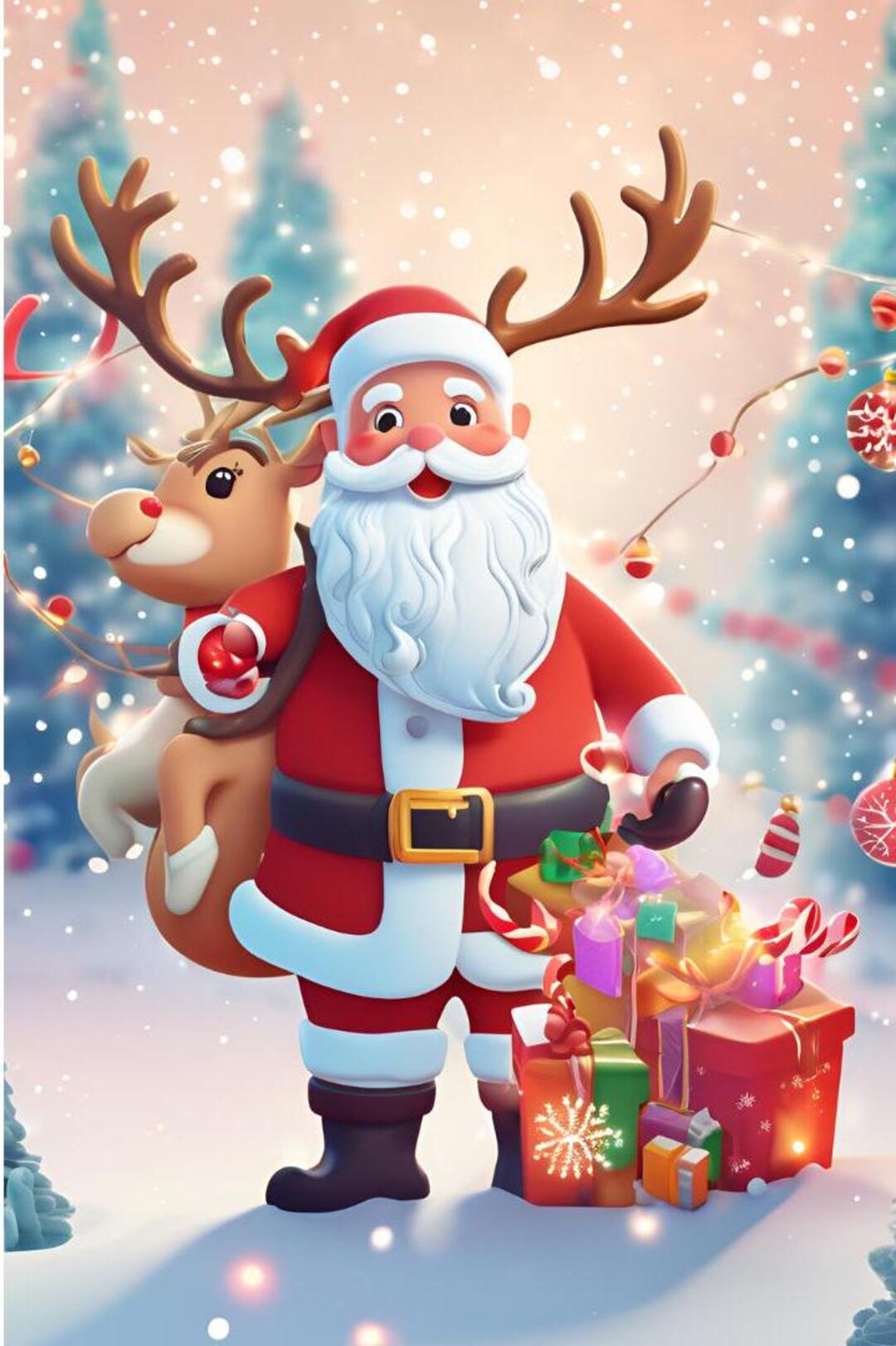 Christmas Santa - Etsy