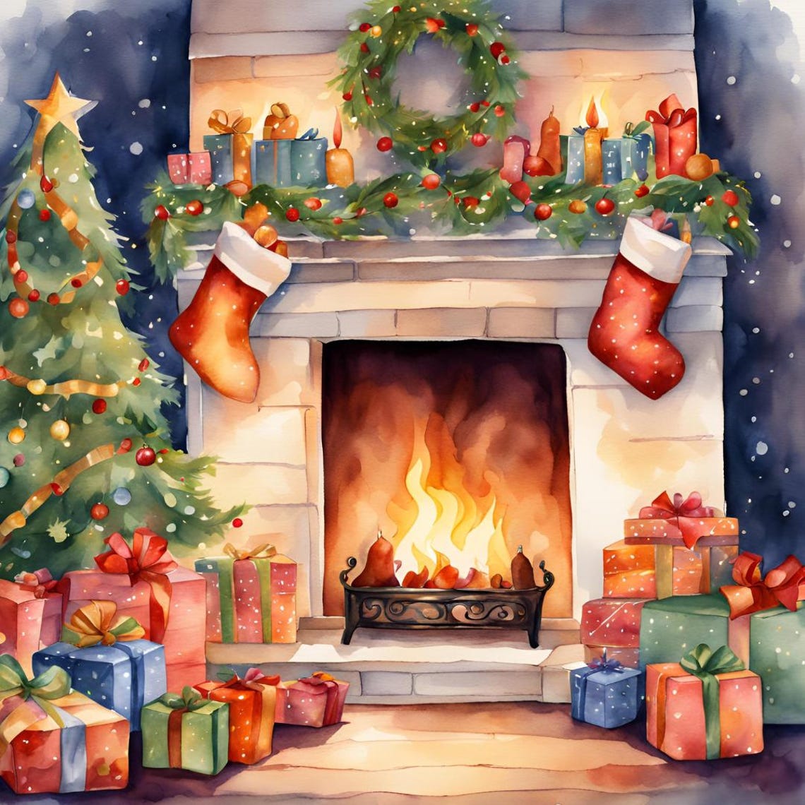 Christmas Santa - Etsy