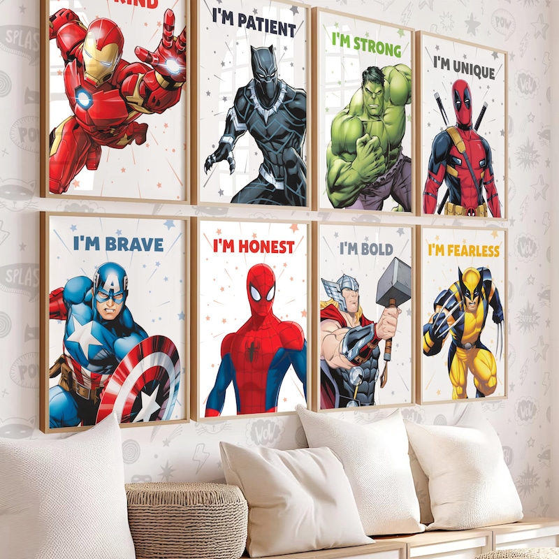 16x20 Superhero Art Print - Etsy