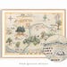 100 Acre Wood Map Prints Nursery Wall Art Decorations Instant Download ...