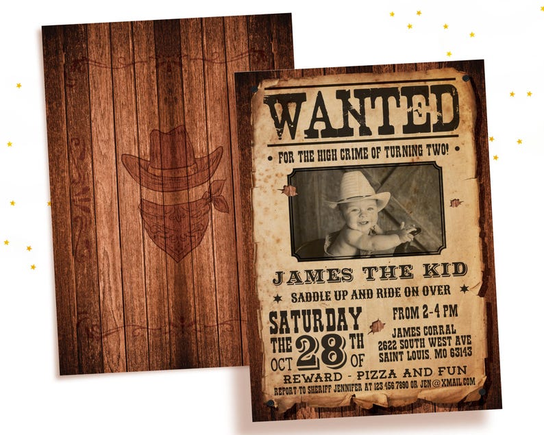 Wanted, Poster, Invitation, Canva - Etsy Australia