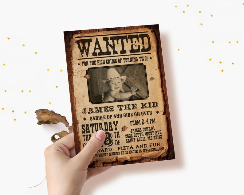 Wanted, Poster, Invitation, Canva - Etsy Australia