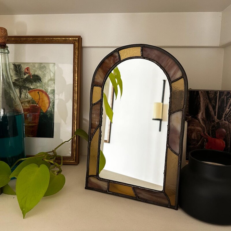 Stained Glass Mirror - Etsy