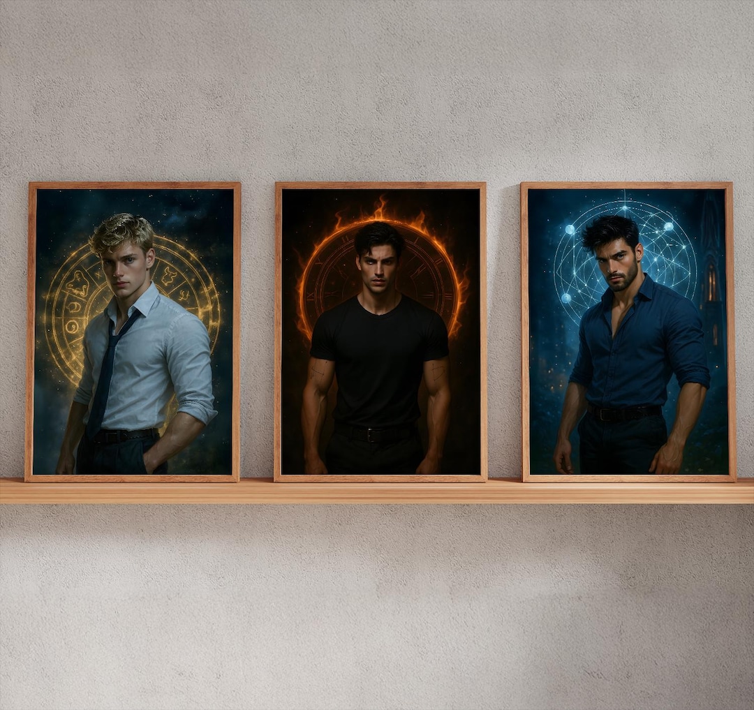 Pack 3 Poster - Caleb Altair, Darius Acrux and Lance Orion - Zodiac ...
