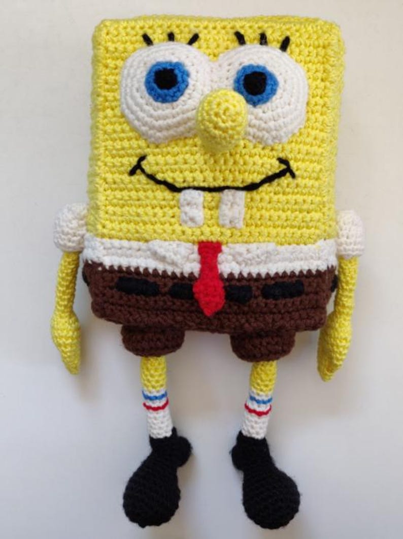 Crochet Spongebob Pattern PDF Amigurumi english - Etsy