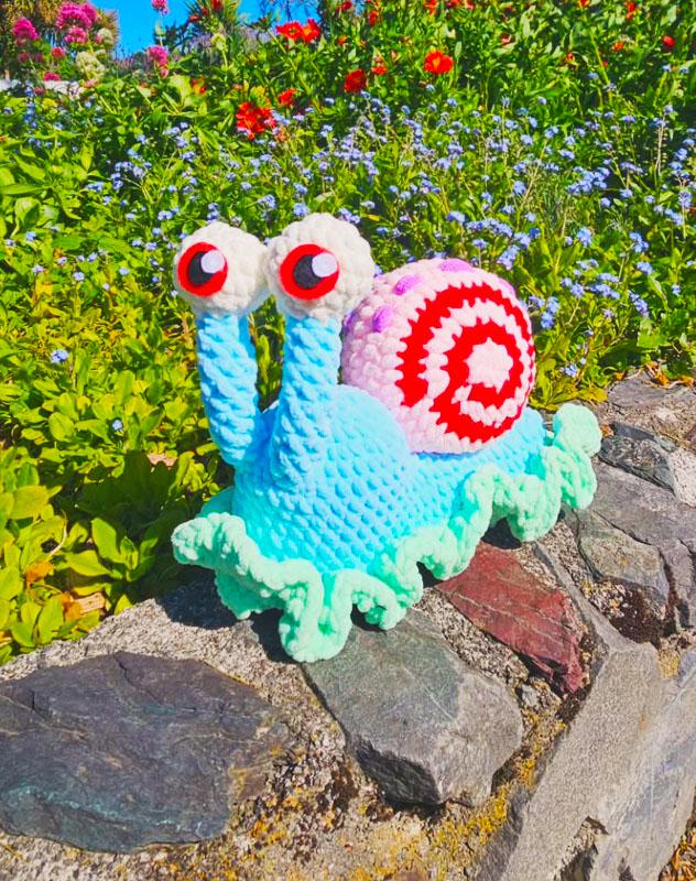 Gary the Snail Crochet Pattern PDF Cute Spongebob Amigurumi german ...
