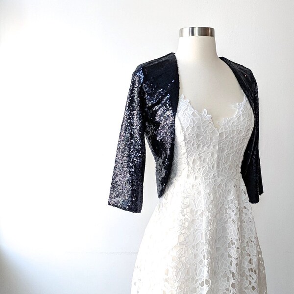 Navy Blue Fur Bolero Coat - Etsy UK